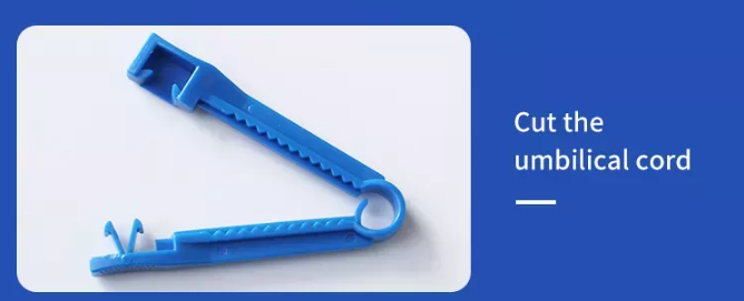 Disposable Medical Sterile Umbilical Cord Clamp For New born Non Toxic
