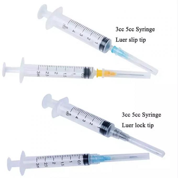Hypodermic Injection Disposable Sterile Syringe 5ml Luer Slip Syringe ...