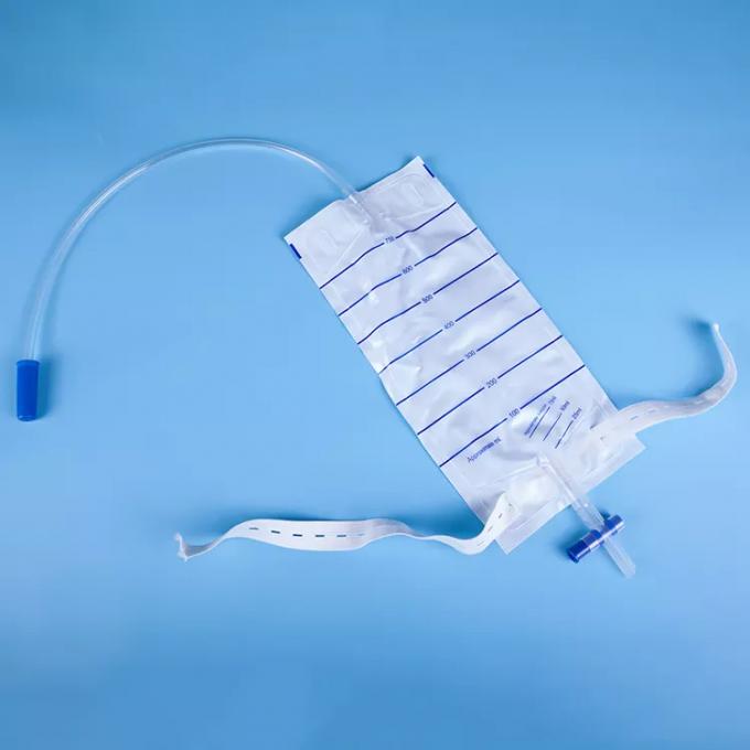 Medical Disposable Urine Leg Bag Foley Catheter Leg Bag 600ml 750ml 1000ml