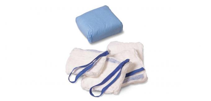 17×20cm Surgical Sterile Laparotomy Abdominal Gauze Pad Lap Sponges ...