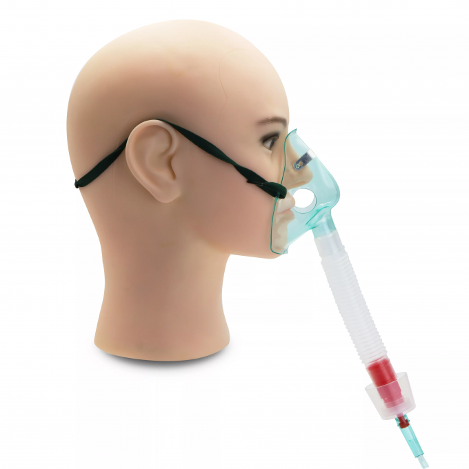 Emergency Medical Oxygen Mask With 6PCS Colored Venturi Connectors