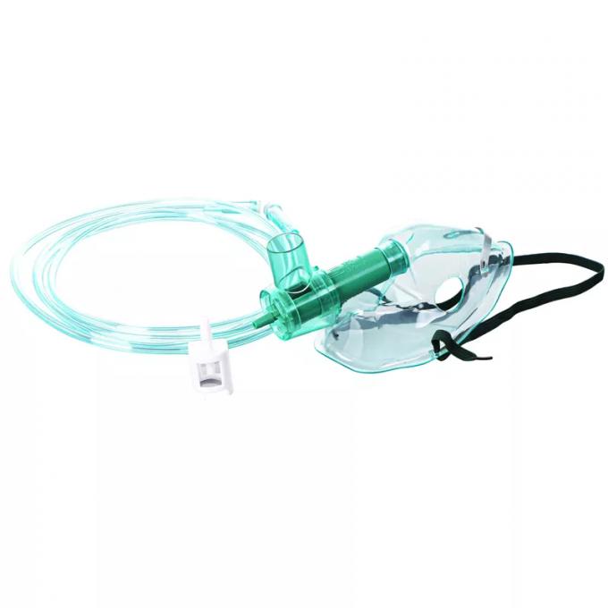 PVC White Color Venturi Oxygen Mask Durable Using Multi Vent Mask Medical