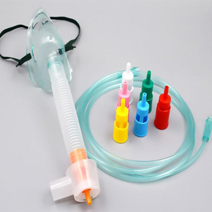 Oxygen Adjustable Venturi Mask With 6PCS Colored Venturi Connectors