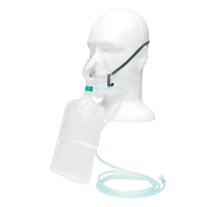 Medical Grade Pvc Non Rebreather Oxygen Mask Adult Oxygen Mask