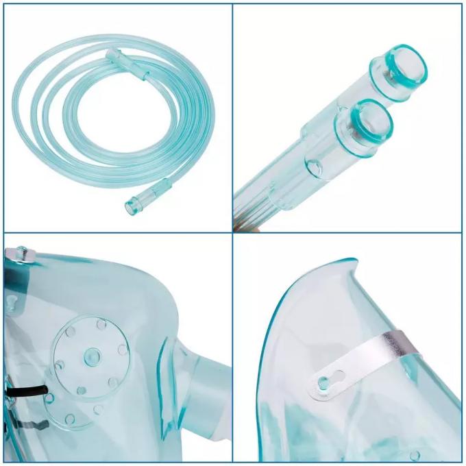 S / M / L / XL PVC Portable Oxygen Mask Disposable Medical Oxygen Face Mask