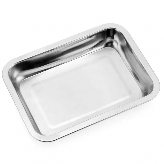 Stainless Steel Surgical Tray Dental Dish Lab Instrument Tools
