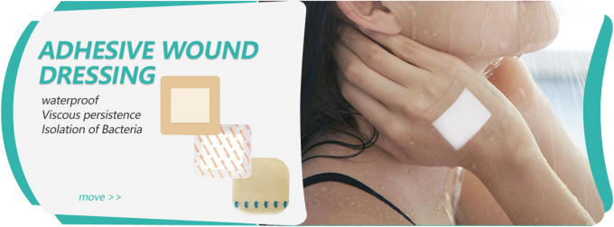 Waterproof PU Film Adhesive Wound Dressing Soft Sterile Easy To Peel