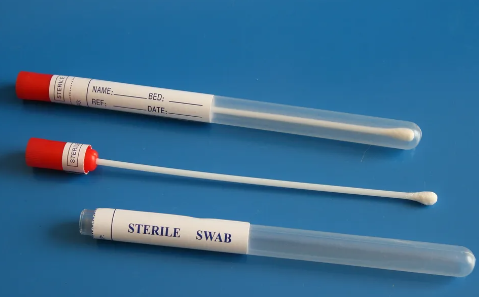Sampling Sterile Swab Stick Disposable Sleeve Nasal Cervical Specimen ...