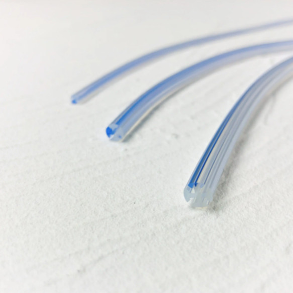 Hubless Medical Silicone Round Channel Fluted Drains Catheter Round ...